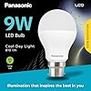 Buy Panasonic 9 Watt LED Bulb, B22 Base 9W Light For Home, 25000+ BH ...