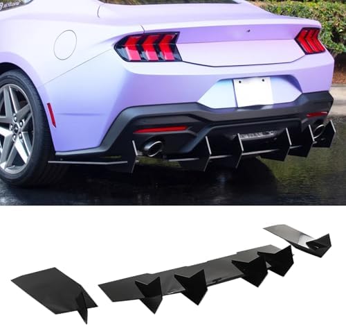 Amazon.com: PFRREOR Rear Bumper Diffuser for Ford Mustang 2024 S650 GT ...