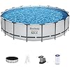 Amazon.com: Bestway Steel Pro MAX 18 Foot x 48 Inch Round Metal Frame ...