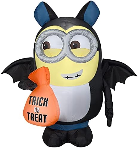 Amazon.com: Gemmy 3.5' Airblown Inflatable Minion Kevin as Witch ...