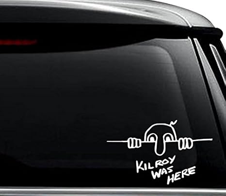 Amazon.com: Kilroy Was Here Decal Sticker For Use On Laptop, Helmet ...