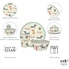 Amazon.com | Zak Designs Kids Dinnerware Set 3 Pieces, Durable and ...