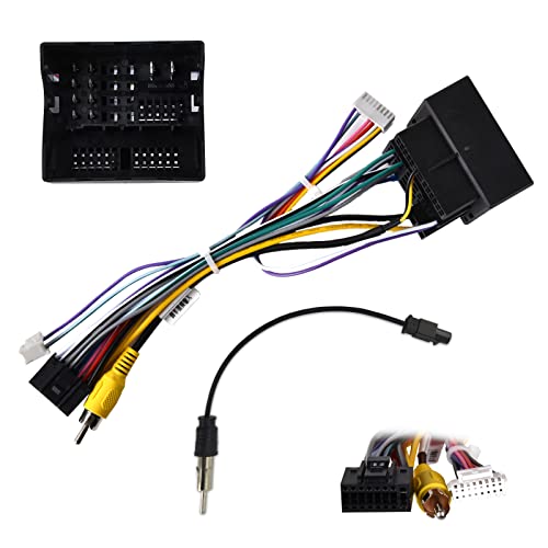 Hikity 52 PIN ISO Adapter Cable for VW Skoda Seat Car Stereo ISO ...