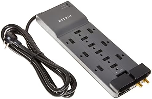Amazon.com: Belkin Power Strip Surge Protector - 10 AC Outlets, 15ft ...