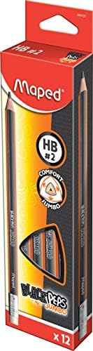 Amazon.com: Maped Helix Jumbo Triangular Pencils x12 - Comfort Writing ...