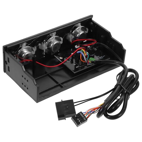 PC Front Panel Case Speaker Stereo Surround Sound Black Computer Front ...