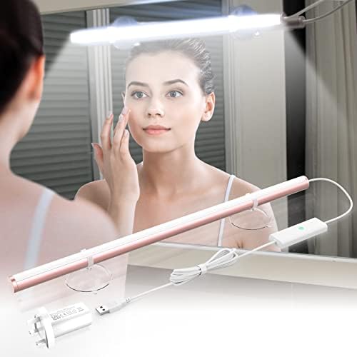 wobsion Vanity Mirror Lights, Daylight Portable Make Up Light, 360 ...