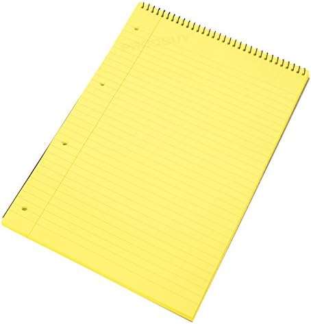 Silvine Luxpad A4 Memory Aid Yellow Paper Notebook - Lined (120 Pages ...
