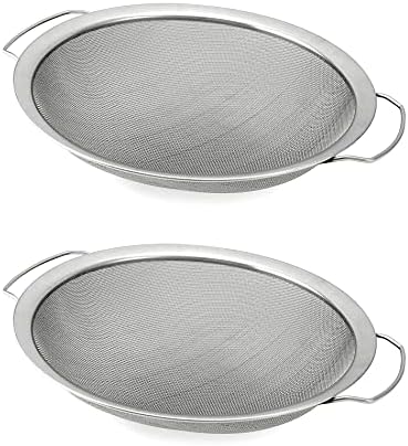 QWORK Paint Strainer for 5 Gallon Bucket, 2 Pack Stainless Steel Fine ...