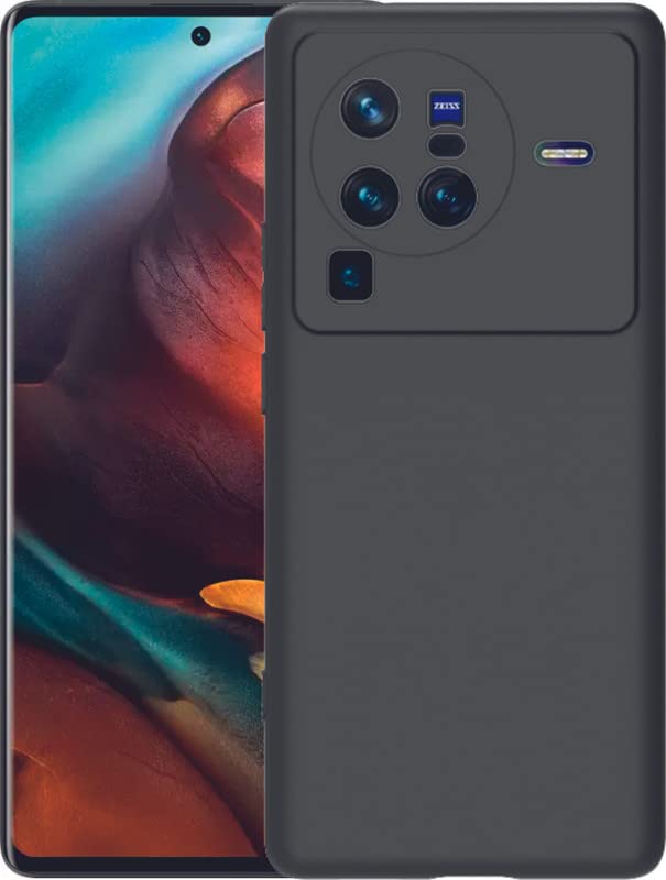 Prime Retail for Vivo X80 Pro 5G Back Cover [Matte Soft Silicon ...