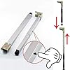 Amazon.com: JPENG Heavy Duty Bar Table Legs Folding Stainless Metal ...
