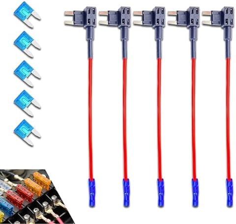 Amazon.com: ijuicy 5 PCS 12V Car Add-a-Circuit Fuse Tap, Mini Fuse Tap ...