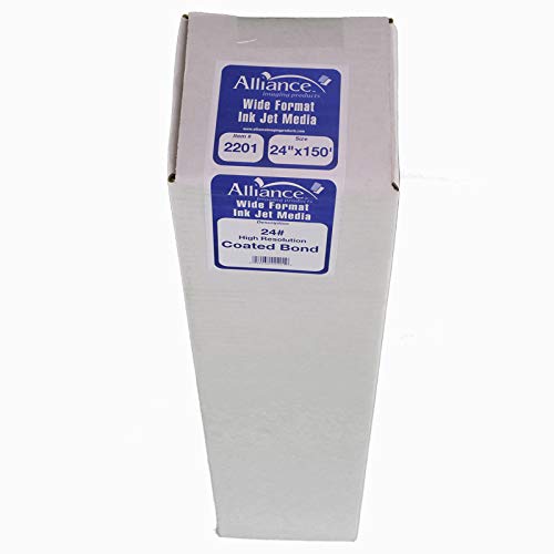 Snapklik.com : Alliance Wide Format Paper 24" X 150 High Resolution ...