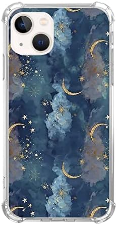 Amazon.com: Moon and Stars Phone Case Compatible with iPhone 14，Unique ...