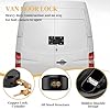 OIHYA 2 Pack Van Door Locks Keyed Alike, 73mm Heavy Duty Solid Steel ...