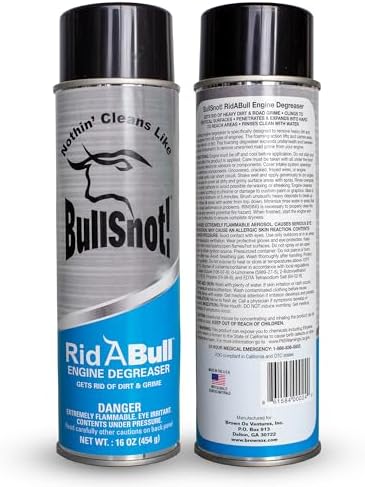Amazon.com: BullSnot! RidABull Engine Degreaser- Premium Cleaner ...