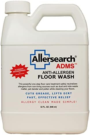 Amazon.com: Allersearch ADMS Anti-Allergen Floor Wash 32 Oz : Health ...