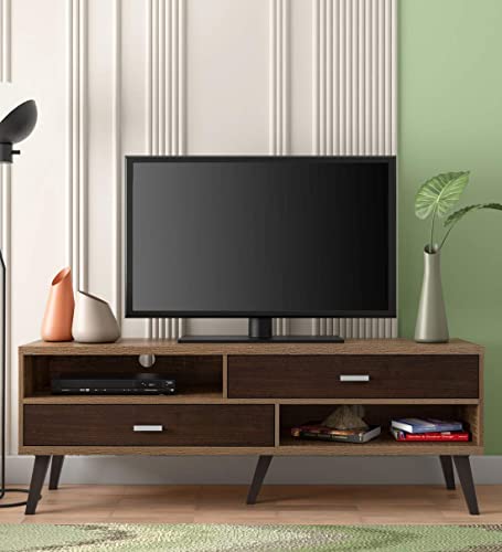 Buy Mintwud by Pepperfry - Mokuzai Wide TV Unit Cabinet in Oak Finish ...