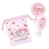 ・ブランド:サンリオ(SANRIO)・製造元:サンリオ・モデル:870161・製造元/メーカー部品番号:870161・本体サイズ:巾着:約13.2×16cm、ミラー:約8.5×0.5×12.2cm、ブラシ:約5×2.5×12.2cm。主な材...