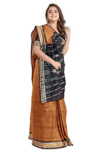 Buy FLOWRINA Odisha Sambalpuri Handloom Ikat Women's Cotton Saree ...
