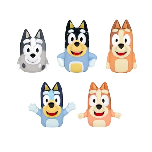 Snapklik.com : Bluey Bath Finger Puppets, 10 Pc - Party Favors ...