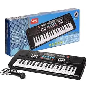 Buy Kids Piano with Mic (1 Year Extended Warranty) 37 Keys 8 Rhythms 8 ...