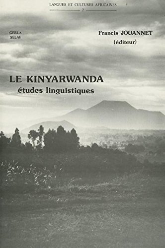 Amazon.com: Le Kinyarwanda, Langue Bantu Du Rwanda. Etudes ...