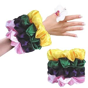 Amazon.com : Allstock 4 Pcs Big Satin Scrunchies for Women/Girls ...