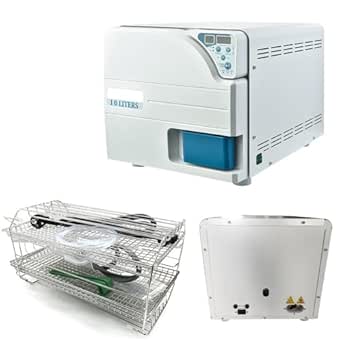 Getidy 16L Digital Steam Autoclave Sterilizer with Adjustable Drying ...