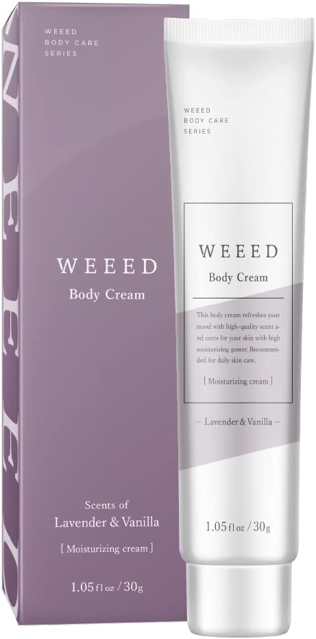 Amazon | WEEED ボディクリーム 30g ラベンダー＆バニラの香り 保湿 クリーム ミニサイズ | WEEED | ボディクリーム 通販
