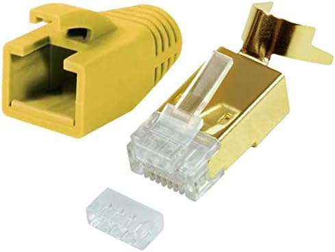 odedo 10er Pack Crimpstecker CAT 7 7A, CAT 6A CAT 8.1 Verlegekabel bis ...