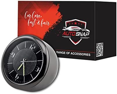AUTO SNAP Car Dashboard Universal Analog Clock with Ac Vent Clip 3M ...