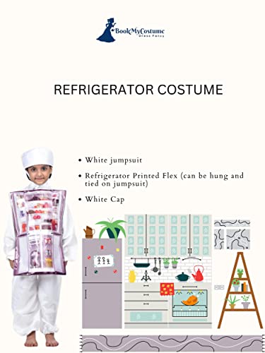 BookMyCostume Refrigerator Fridge Kids Fancy Dress Costume 10-12 years ...