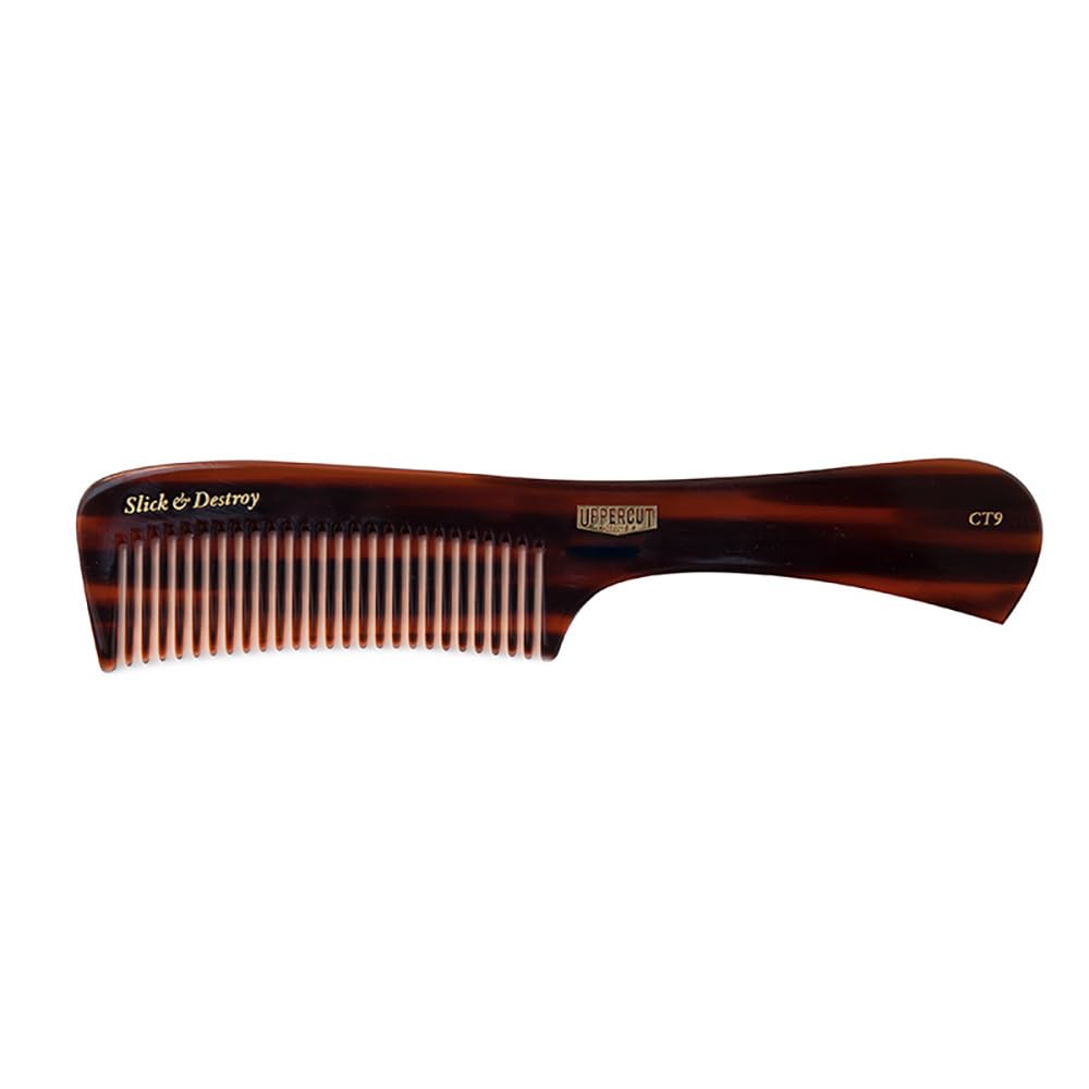 Amazon.com : Uppercut Deluxe CT9 Tortoise Styling Comb - Minimal Static ...