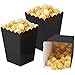 Amazon.com: AimtoHome Black Popcorn Boxes Mini Paper Popcorn Box ...