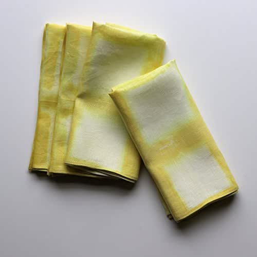 Amazon.com: Dinner Napkin Set in Chartreuse : Home & Kitchen