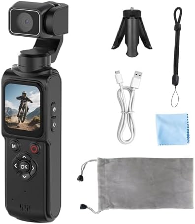 Amazon.com : REEDTOCK 4K Handheld Pocket Camera with 75MP Photo ...