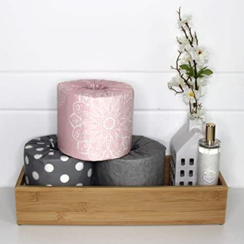 Amazon.com: Decorative Toilet Paper Covers, 9 Paper Wraps, 3 of Each of ...
