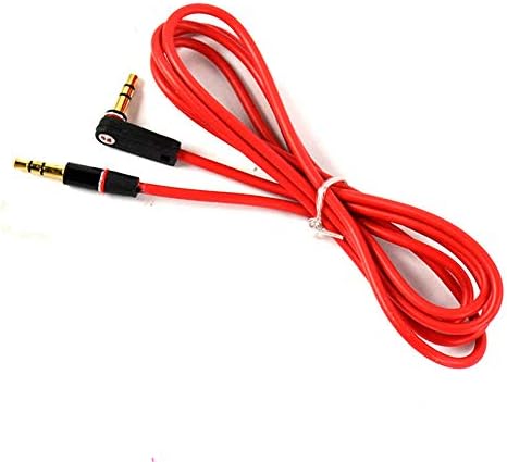 Amazon.co.jp: Aux Audio Cable Standard 3.5mm Single-Sided Right Angle ...