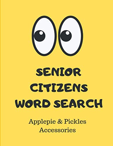 Senior Citizens Word Search: Large Print Word Searches: Puzzles Gift ...