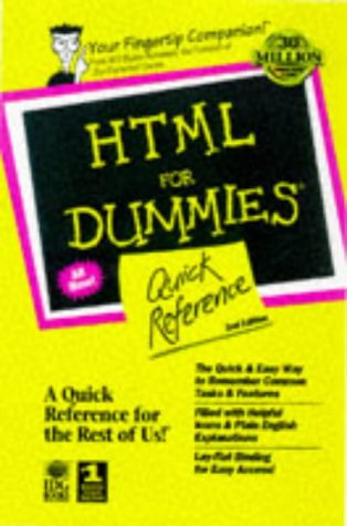 HTML For Dummies? Quick Reference: 9780764502484: Computer Science ...