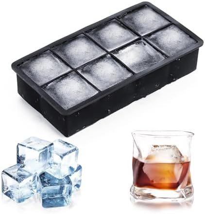 Amazon.com: Large Ice Cube Tray - Ice Cube Trays for Freezer ...