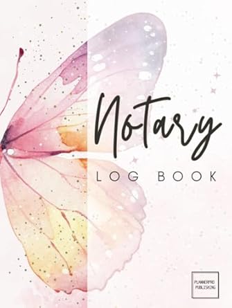Notary Journal Log Book: Public Notary Joutnal for Notarial Acts ...