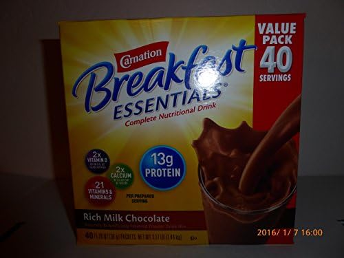 Amazon.com : Carnation Breakfast Essentials High Protein Powder Drink ...