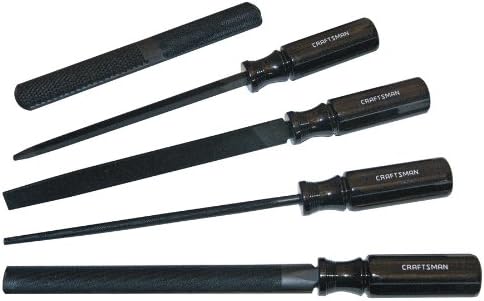 Craftsman 9-31323 Premium Steel File Set, 5-Piece - File Handles ...
