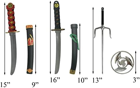 Amazon.com: BMARLF Plastic Ninja Toys Weapons Swords for Kids Ninja ...