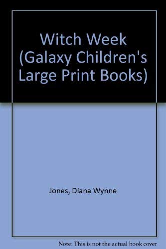 『Witch Week (Galaxy Children's Large Print)』(Diana WynneJones)の感想 - ブクログ