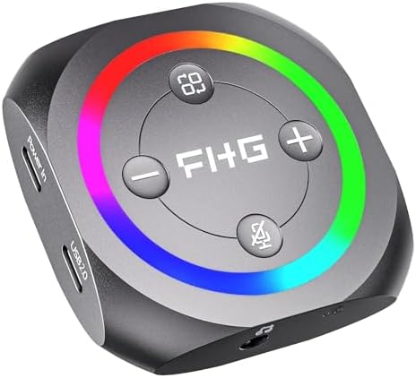 Amazon.com: FHG DAC, External USB Sound Card Gaming DAC with 7.1 ...