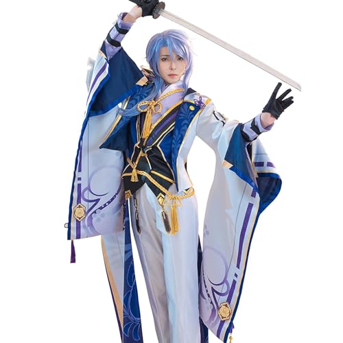 CR ROLECOS Genshin Impact Ayato Cosplay Genshin Outfit Kamisato Ayato ...