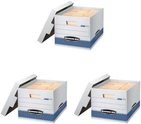 Amazon.com: Bankers Box 12 Pack STOR/FILE Medium-Duty File Storage ...